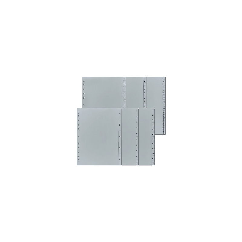 DIVIDER HERLITZ A4 PLASTIC INDEX A-Z GREY 10843522 - Halim Online