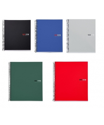 Notebook Mr Basic A4 Ruled 6Sub 150Sh Pp Spiral - Halim Online